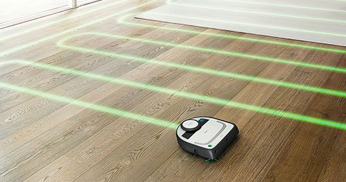 How does the Kobold VR200 find its way around the home and clean every ...